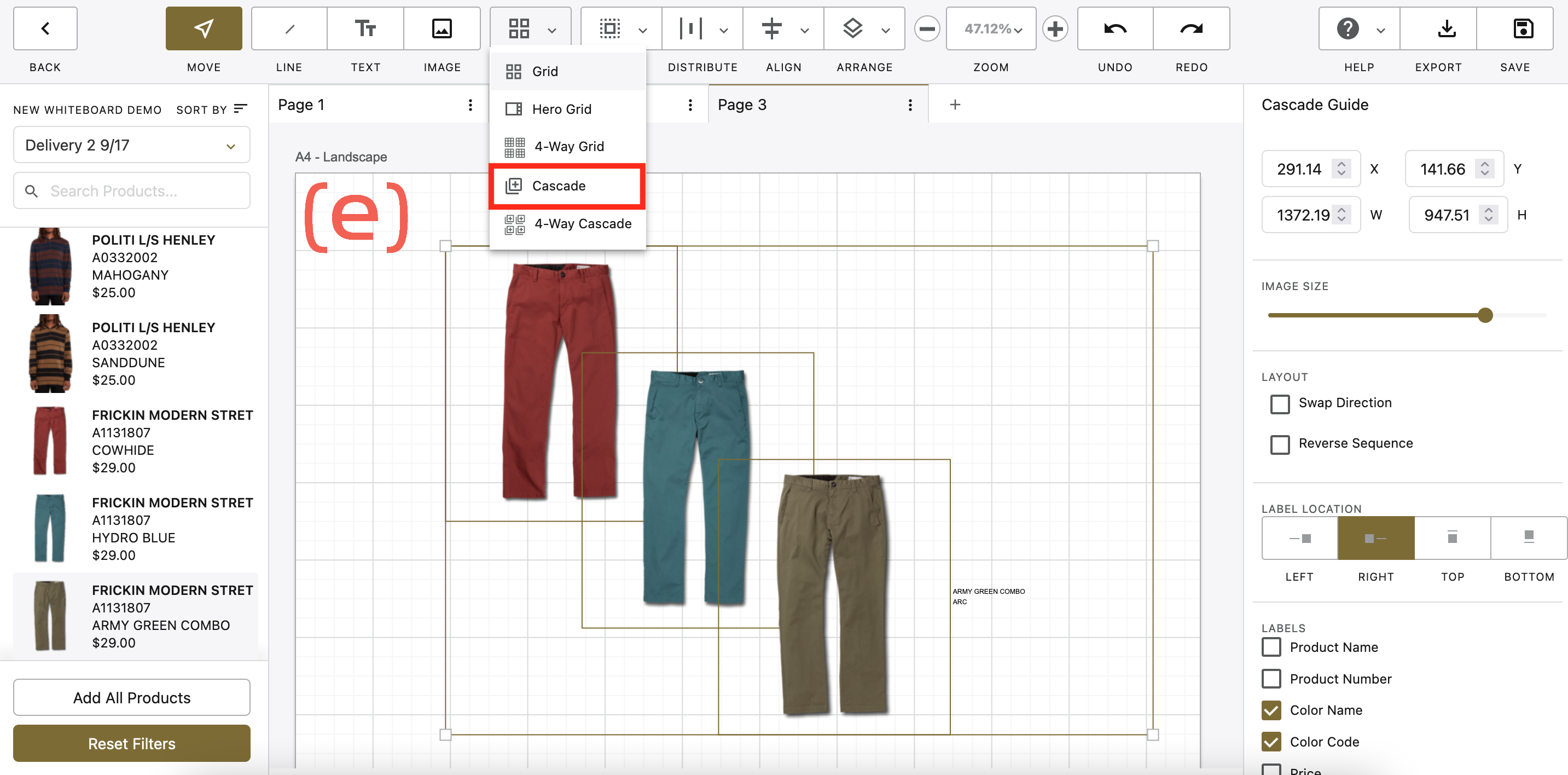 Whiteboard Layout Templates : Elastic Support