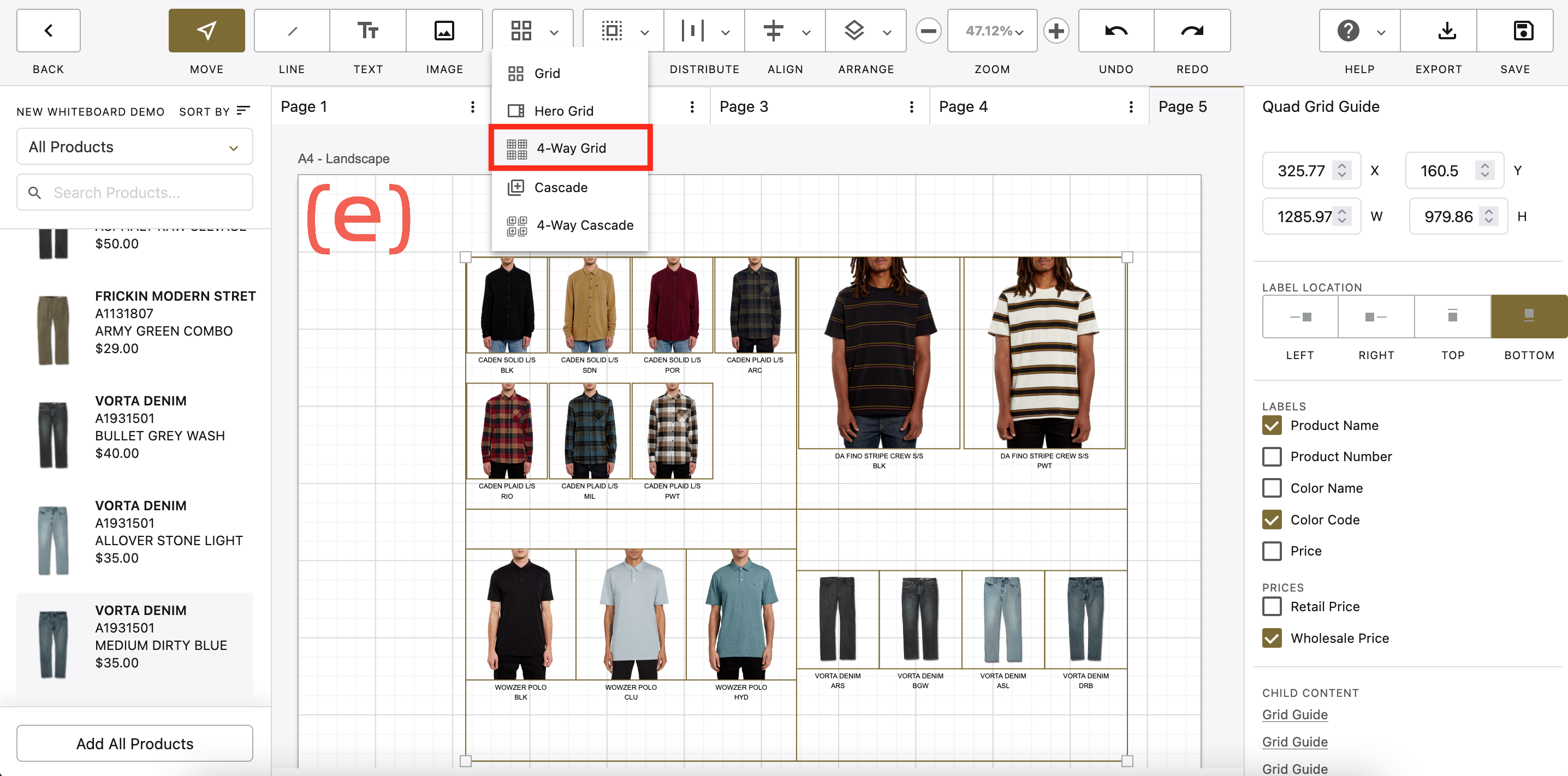 Whiteboard Layout Templates : Elastic Support