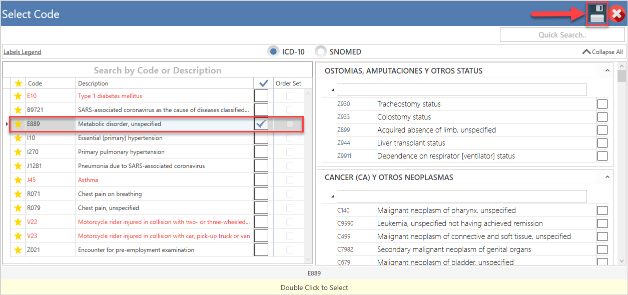 ¿Cómo registrar un diagnóstico al paciente? : EHRez Help Center - Español