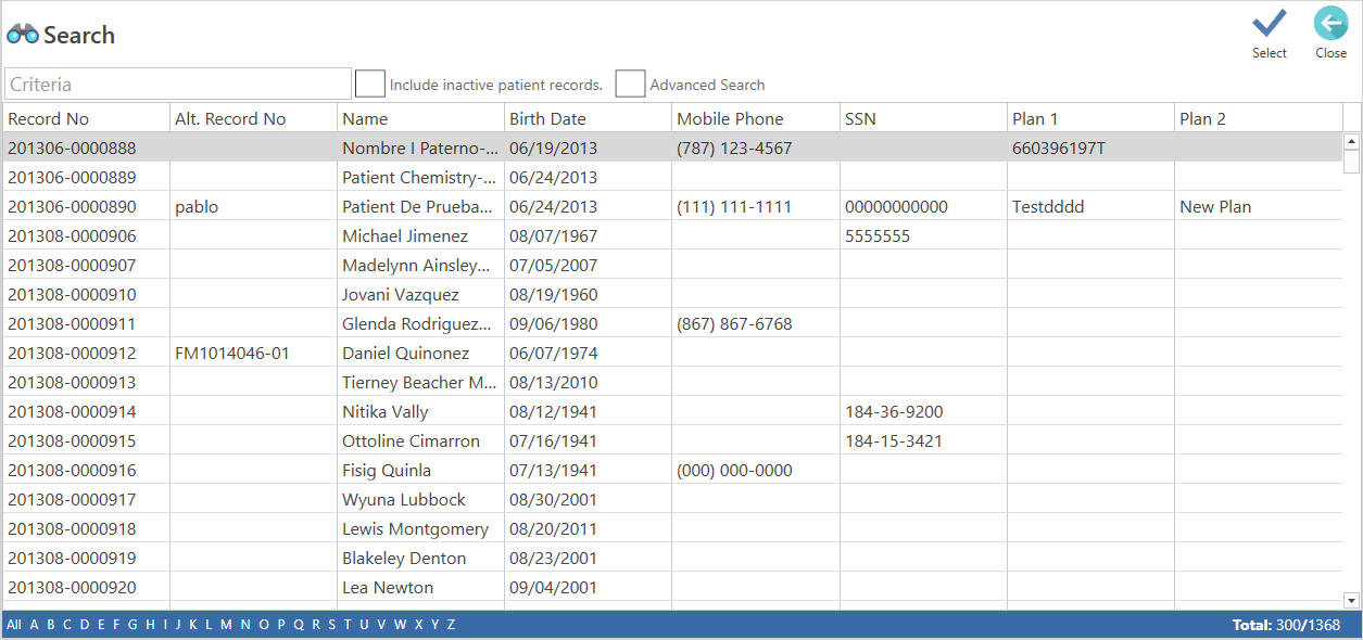 ¿Cómo puedo acceder a los récords inactivos de pacientes? : EHRez Help ...