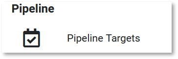 Setting pipeline targets : Helpdesk