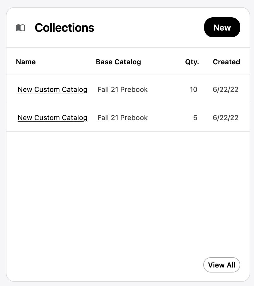 Create a Collection Screen : Elastic Support