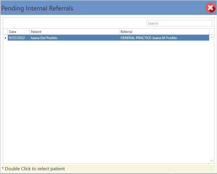 Appointments / Internal Referrals : EHRez Help Center - English