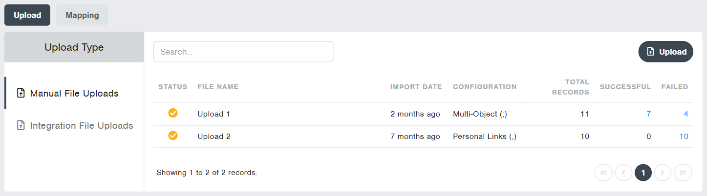 Imports: Upload and Mapping : Helpdesk
