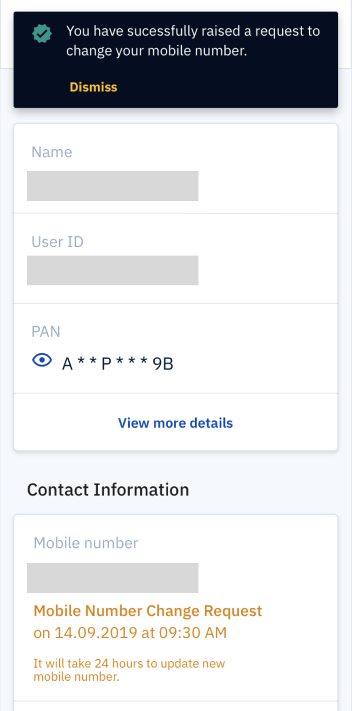 The changes will be updated in next 24 hours.