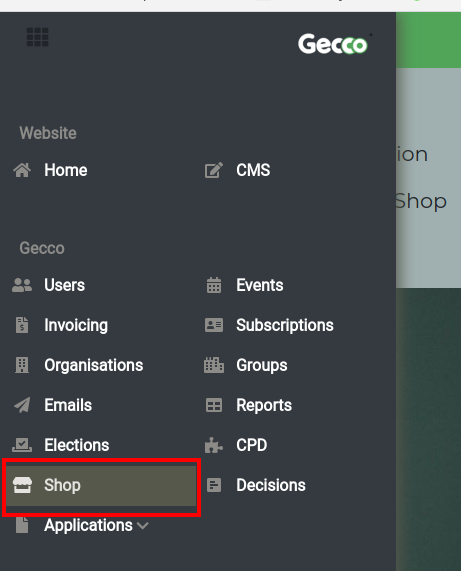Shopping cart: Setup : Gecco Software