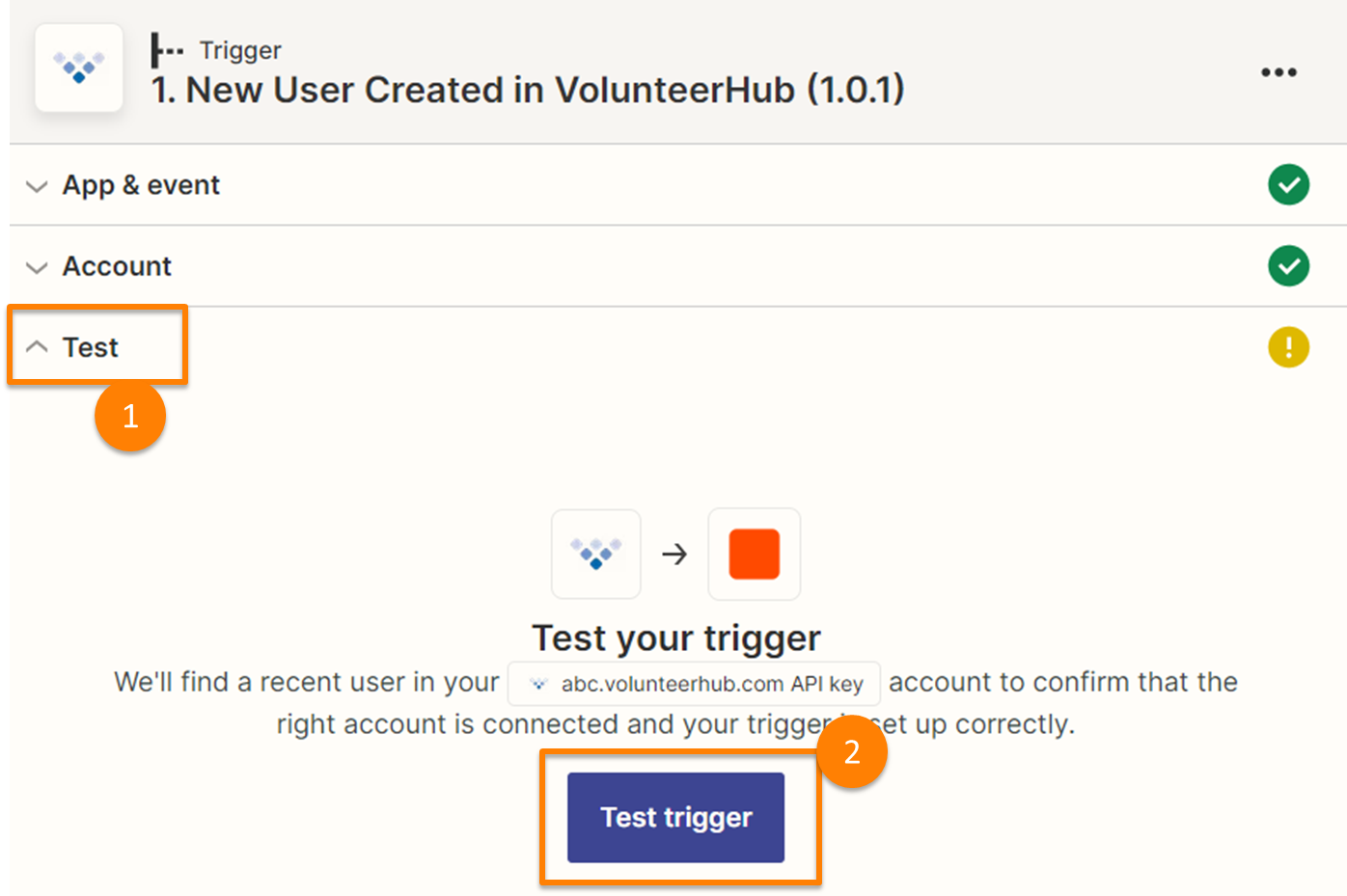 Zapier Integration : VolunteerHub Support