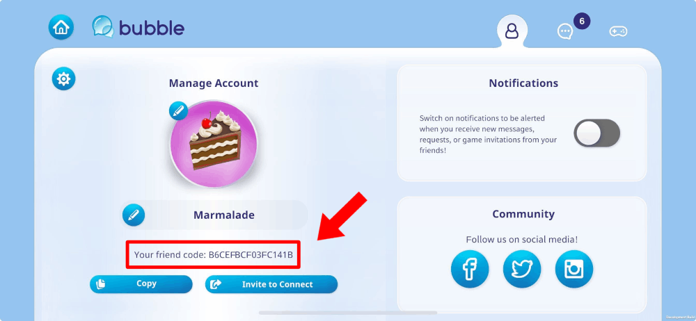 How can I send friend requests? - Marmalade Game Studio