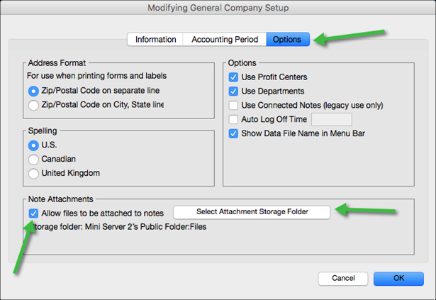 Using and Linking (Attaching) Files to Notes : Accountek Solutions Inc