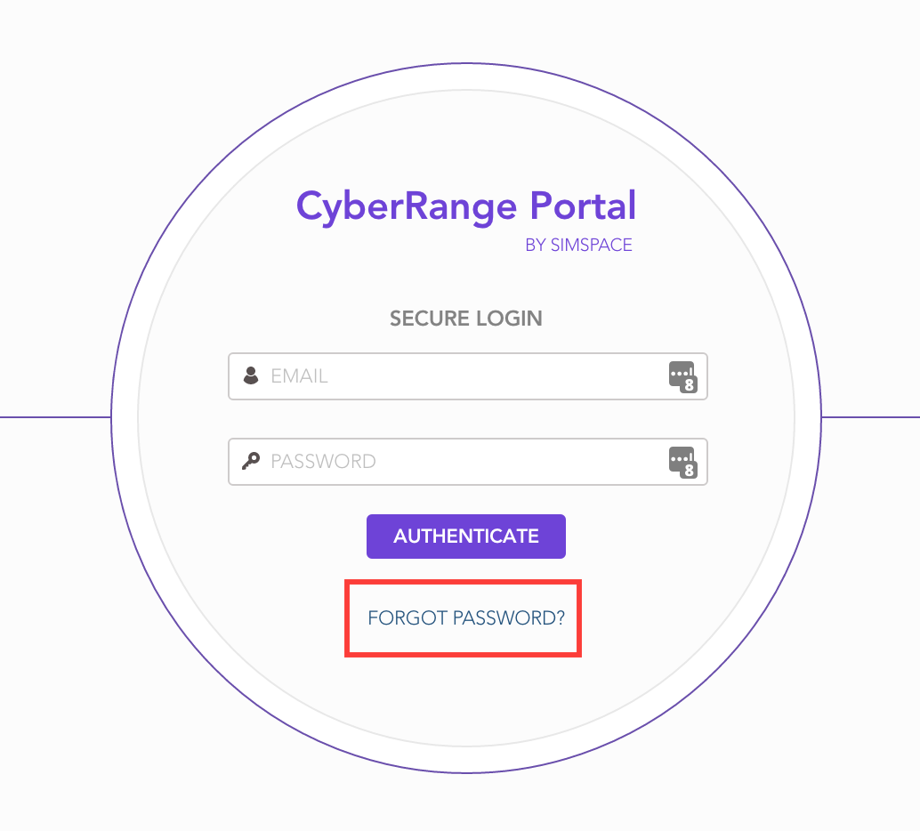 How to recover your SimSpace Portal account : Help Desk