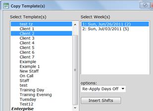 Schedules Section: Building a Schedule : Helpdesk