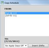 Schedules Section: Building a Schedule : Helpdesk