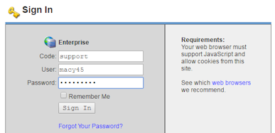 Getting Started: Sign In & Browser : Helpdesk