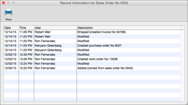 Transaction Record Info : Accountek Solutions Inc
