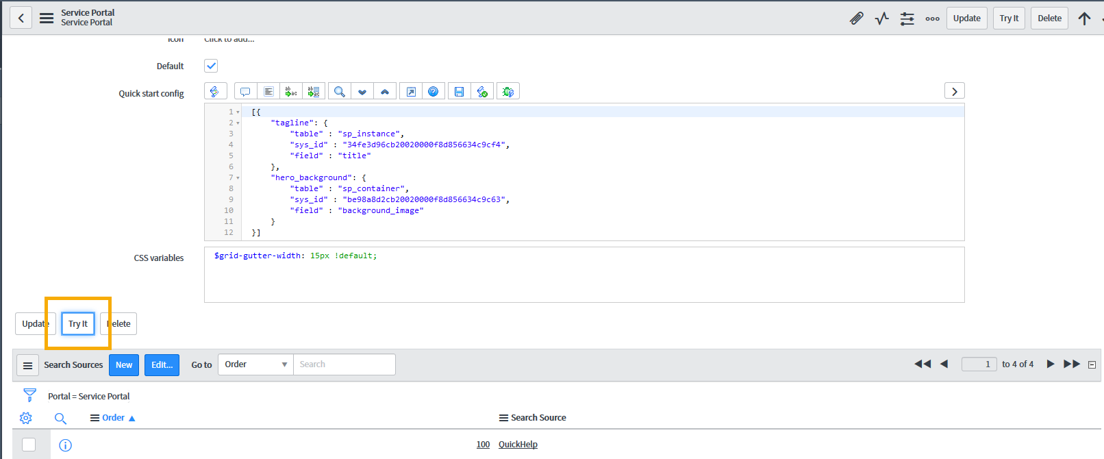 QuickHelp/ServiceNow Search Integration : BrainStorm QuickHelp™ Support ...