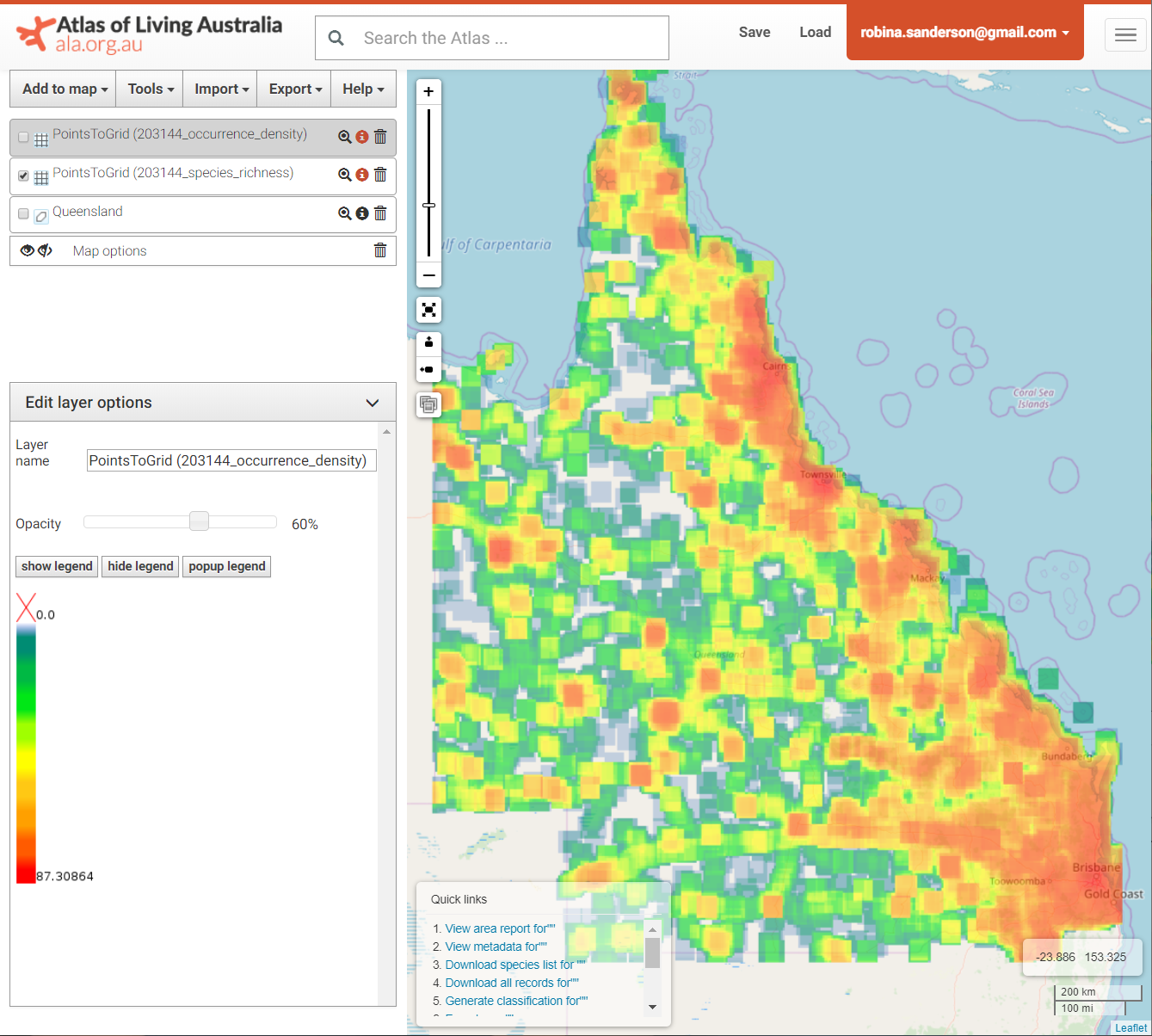 Points to Grid : ALA Support