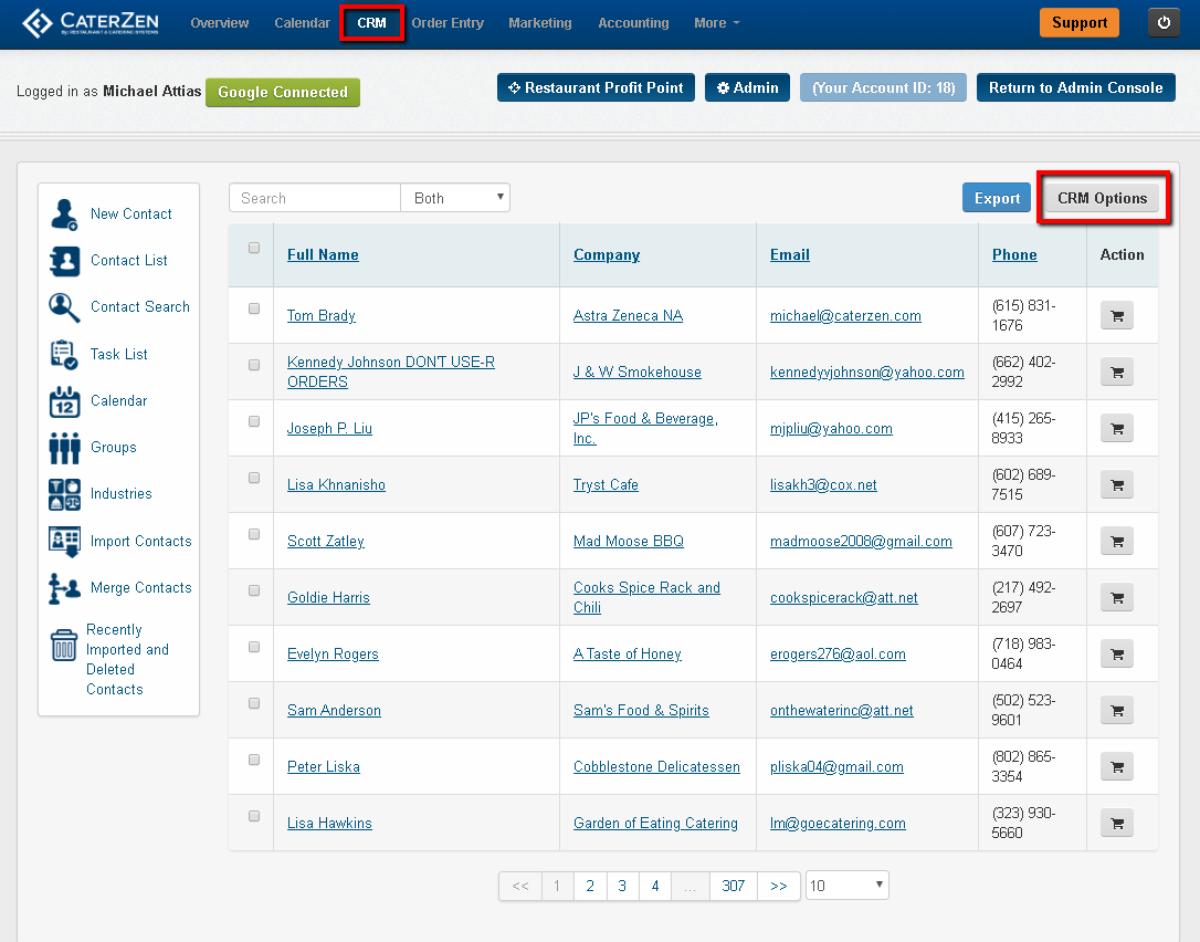 Rapid Entry Settings : Support Center