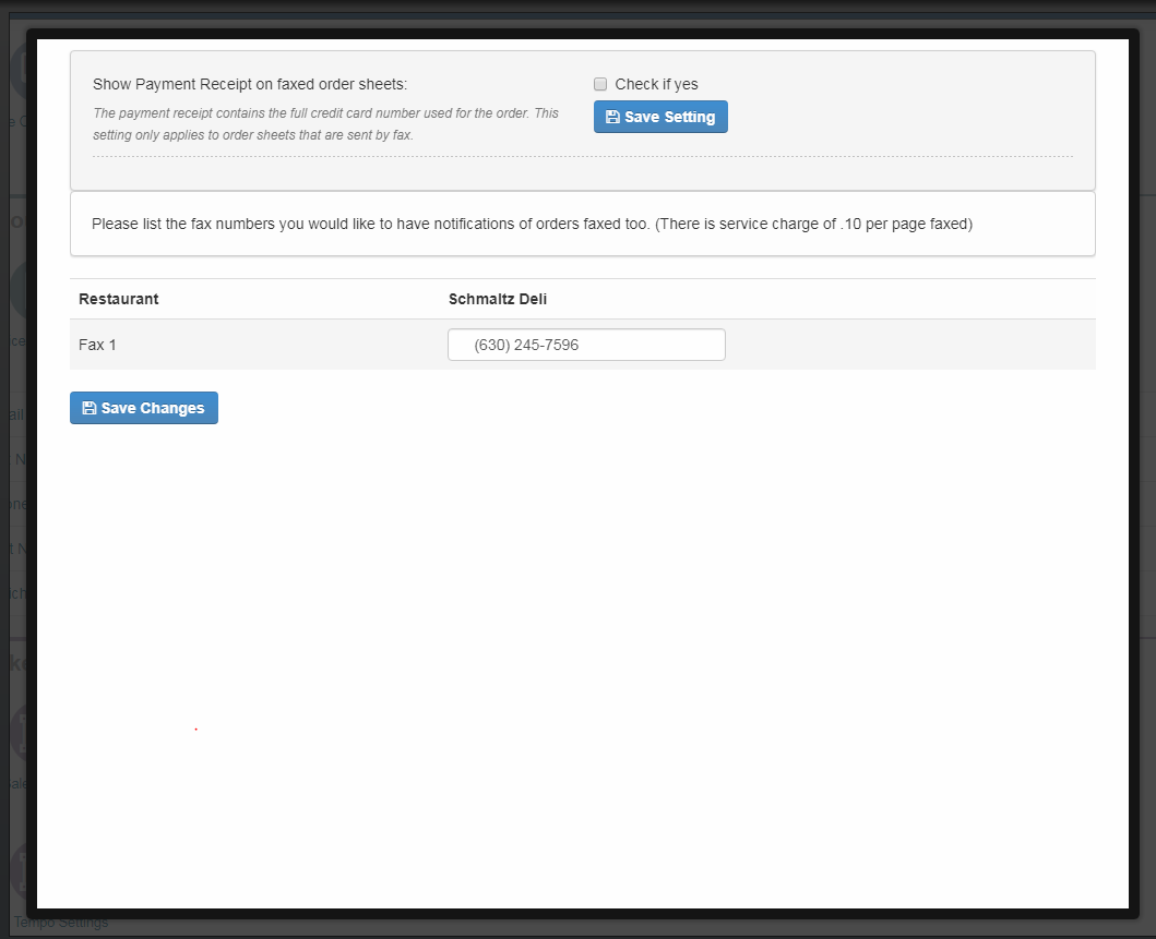 Store Notifications - Fax Notification : Support Center