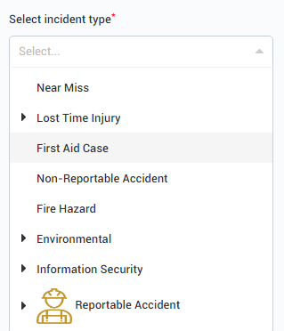Reporting an Incident : Help