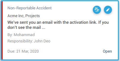 Updating status of Actions : Help