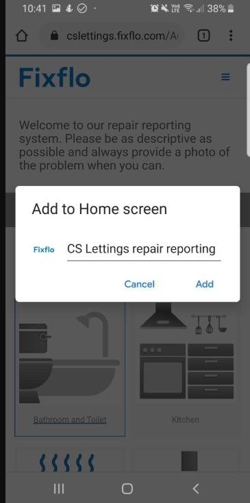 Fixflo Web-App On Your Phone (For Android) : Fixflo helpdesk
