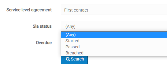 Dashboard Examples: SLAs (Service Level Agreements) : Fixflo helpdesk