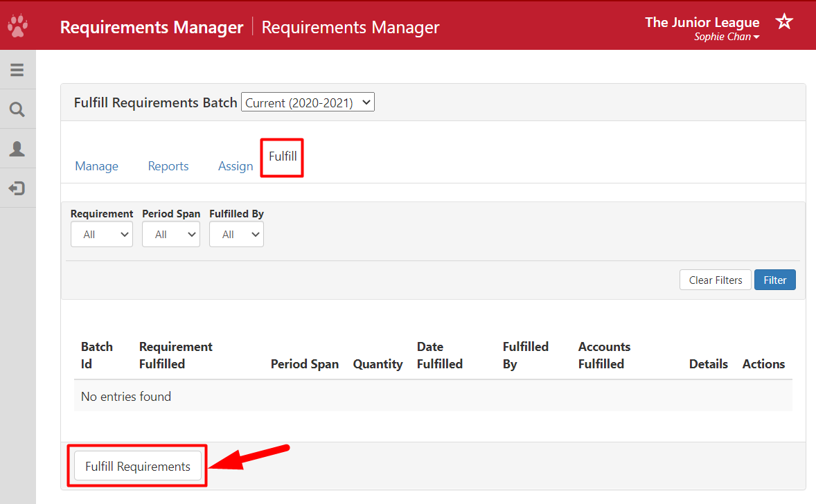 How to Manually Fulfill Requirements For Multiple Members : The Junior ...