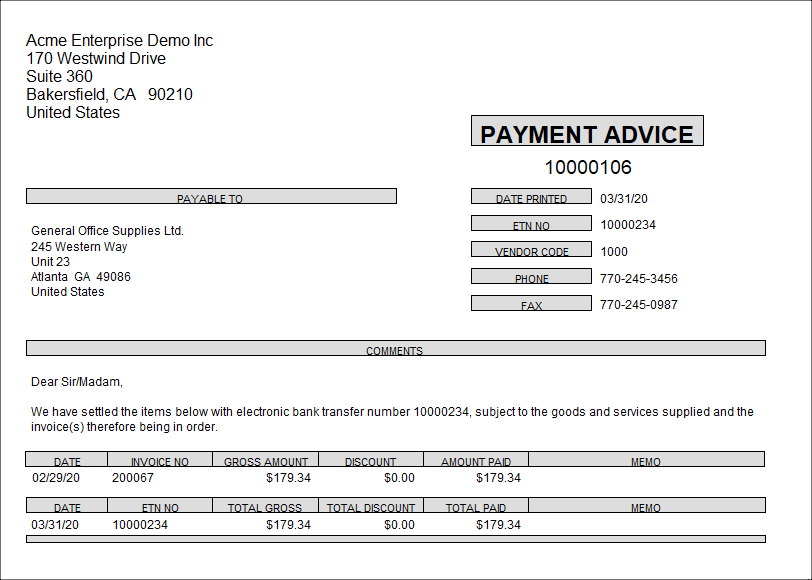 Remittance Advice Template Excel Remittance Advice Template Excel