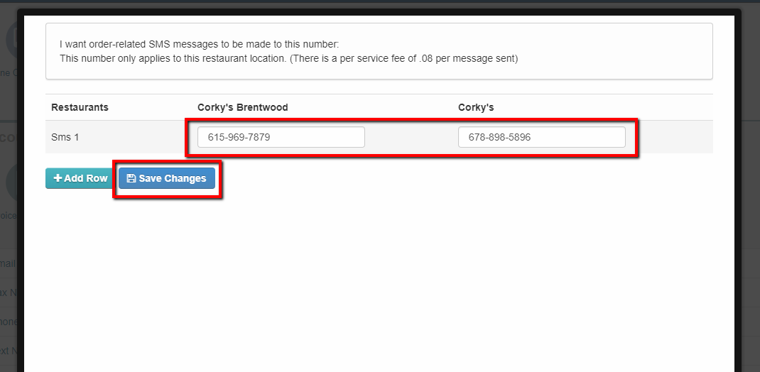 Store Notifications - Text Notification : Support Center