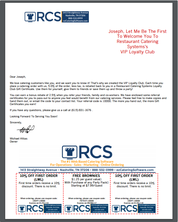 Loyalty Program : Support Center