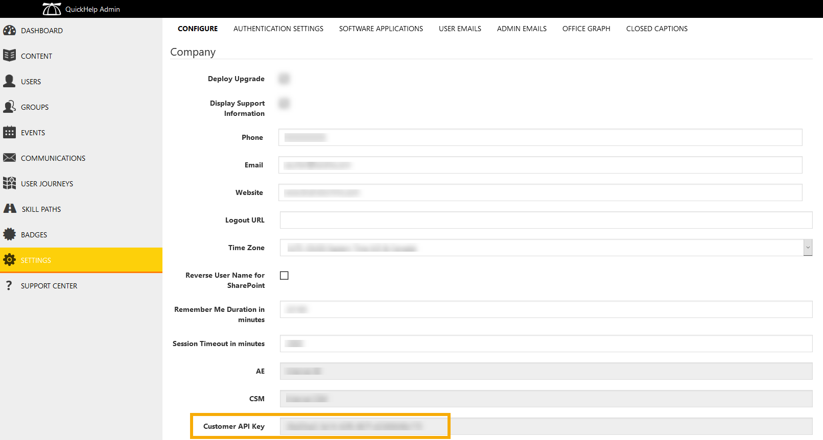 Configure a QuickHelp API connection in Power BI : QuickHelp™ Support Center