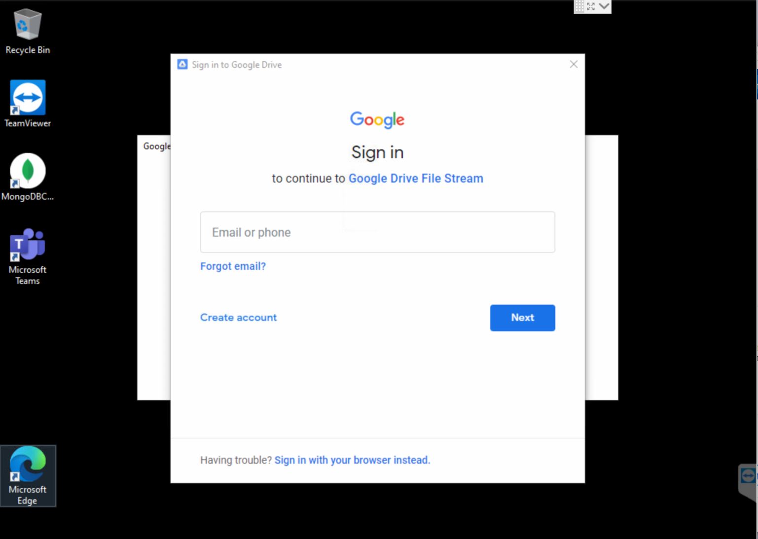 Filestream Google