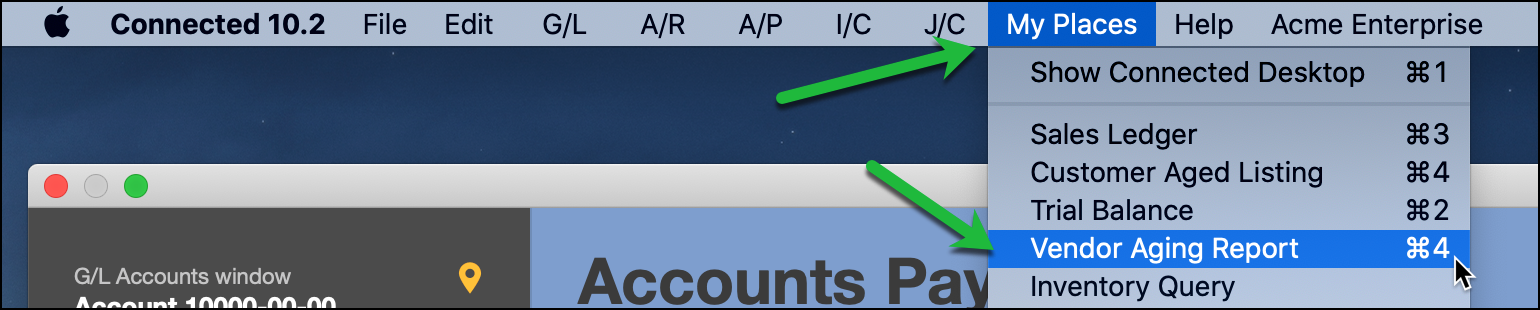 Accessing Connected Accounting and ERP Reports : Accountek Solutions Inc