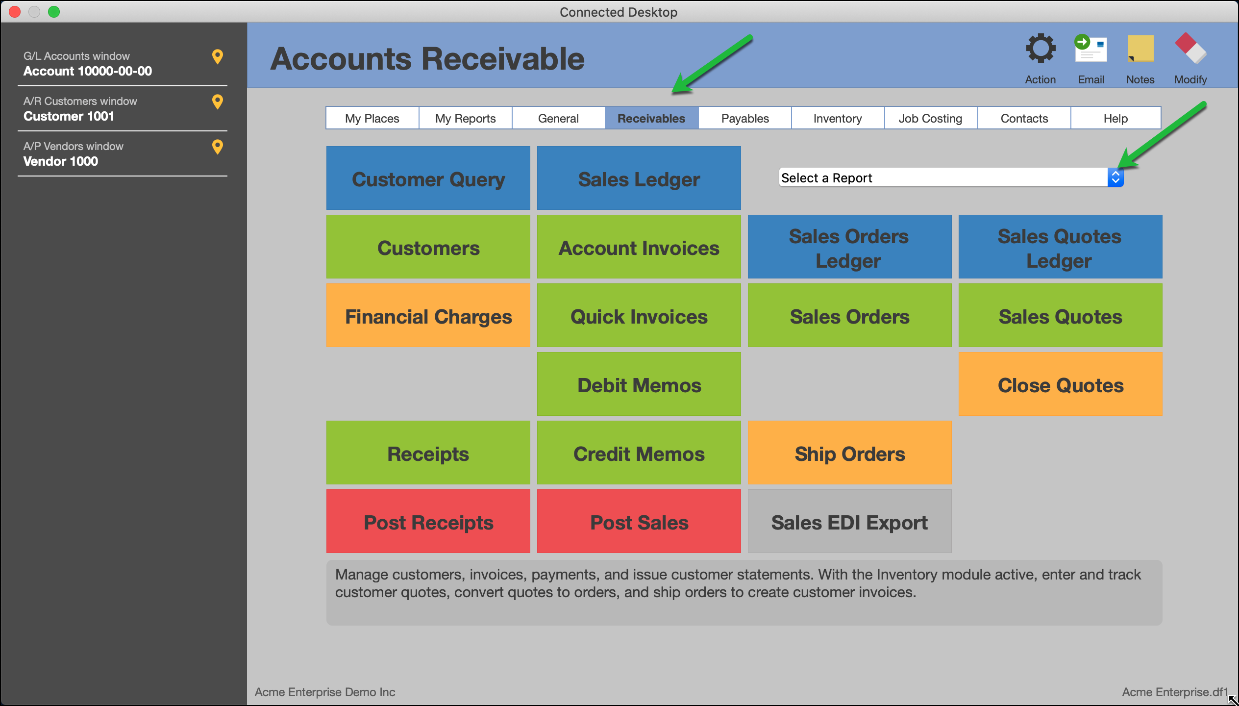 Accessing Connected Accounting and ERP Reports : Accountek Solutions Inc