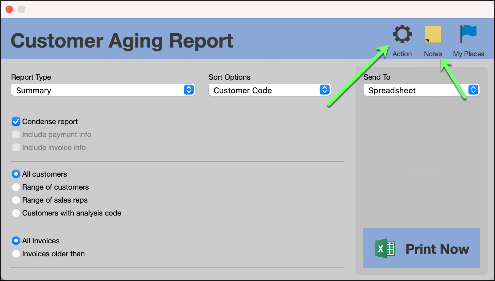 Reports for Connected Accounting and ERP Software : Accountek Solutions Inc