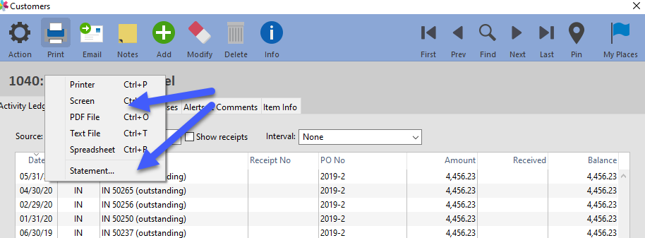 Reports for Connected Accounting and ERP Software : Accountek Solutions Inc