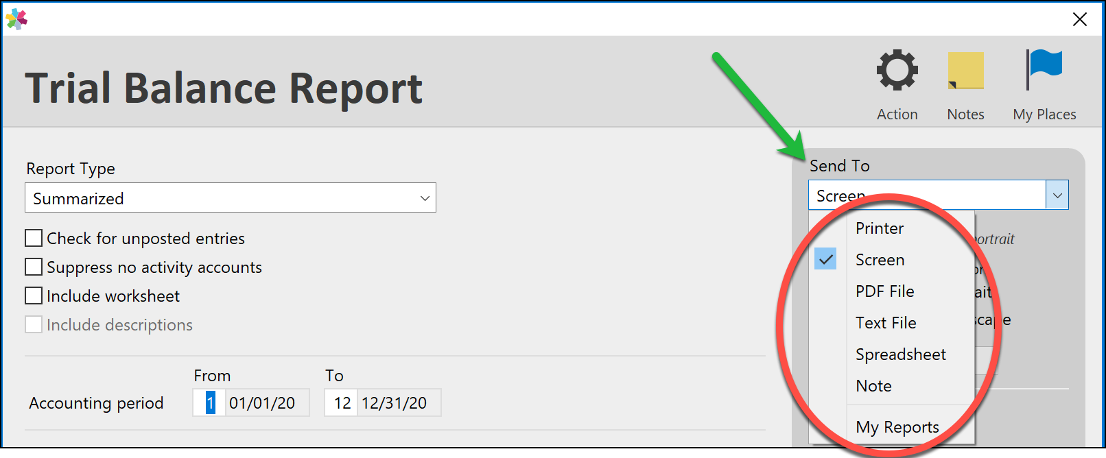 Reports for Connected Accounting and ERP Software : Accountek Solutions Inc