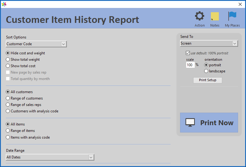 Customer Item Purchase History in Units Sold and Dollars : Accountek ...