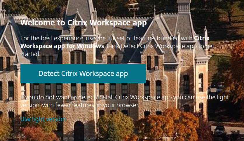 Installing and Using Citrix : Information Technology Services Support