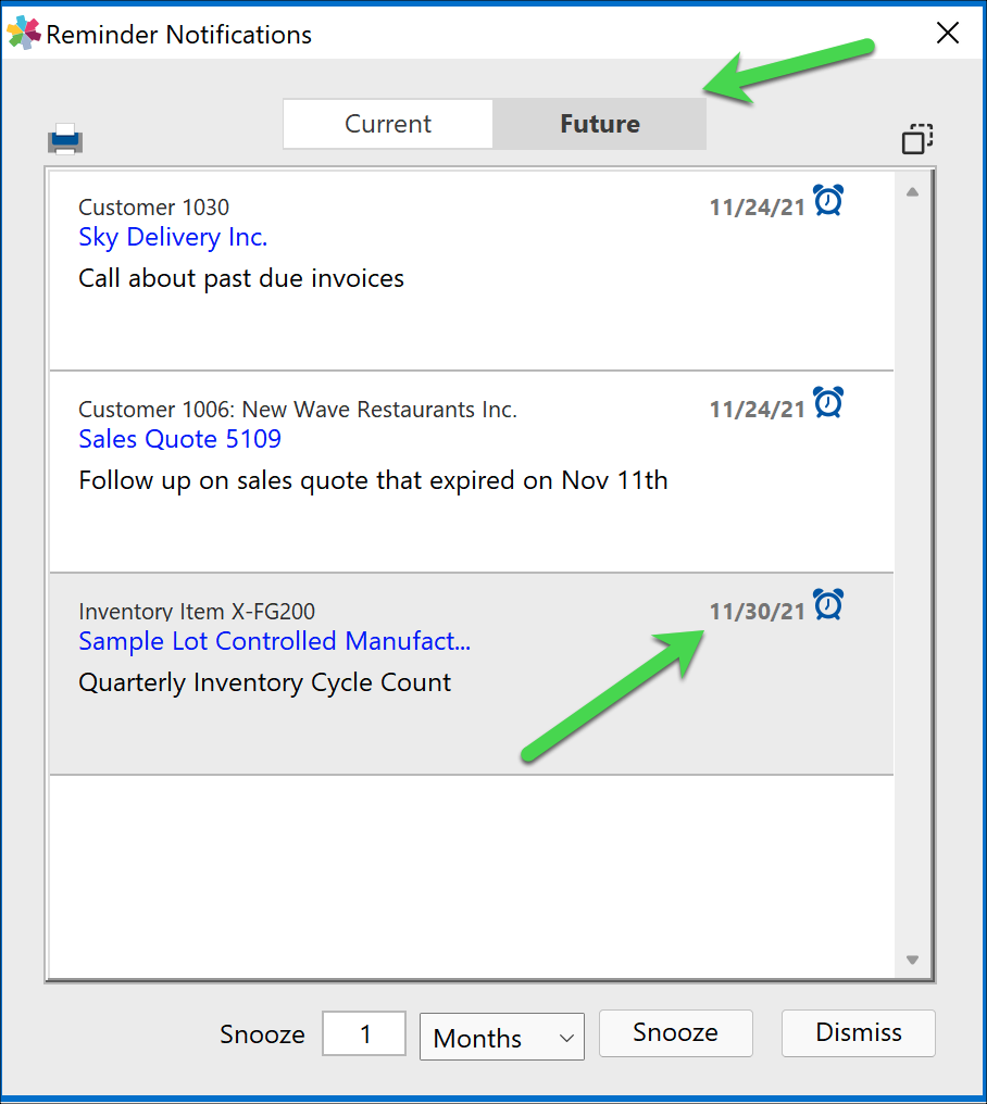 Connected Accounting Reminders and Notifications : Accountek Solutions Inc