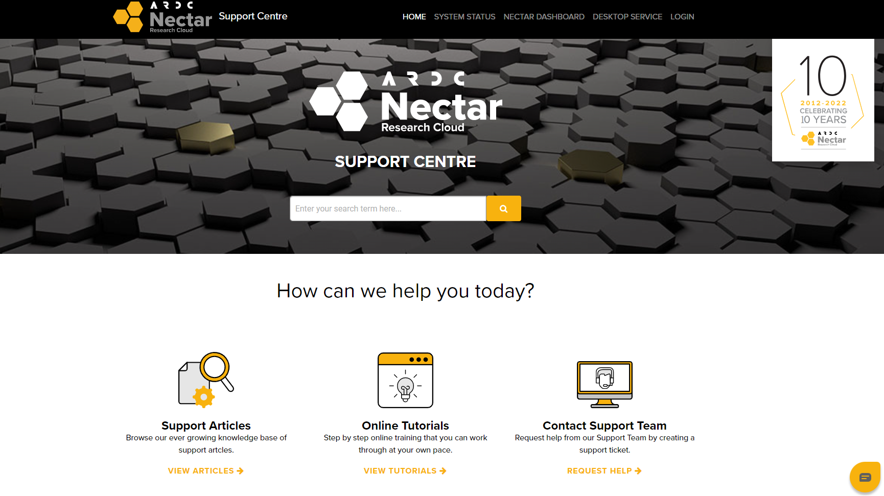 Introduction to the support documentation : ARDC Support