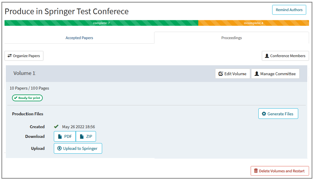 Project Organizers : Springer Nature Support