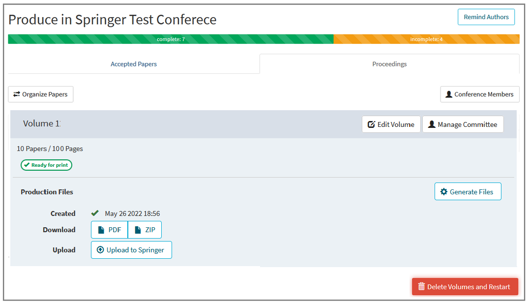 Project Organizers : Springer Nature Support