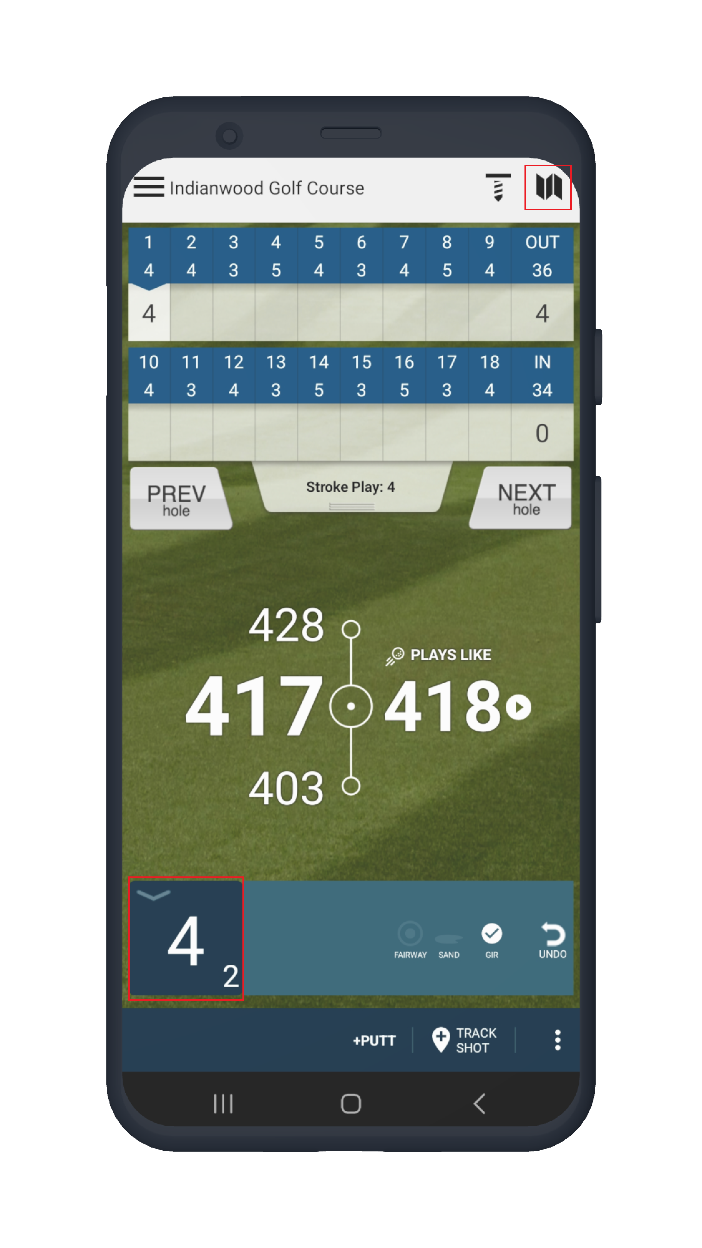Step-by-step instructions for using TAGS on Android : Golf Pad Support