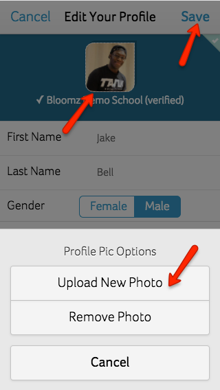 How do I change my profile picture? : Helpdesk