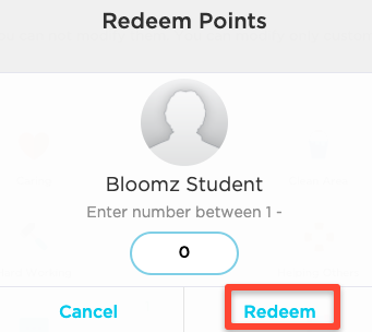 Behavior - Redeem Points in a School Community : Helpdesk