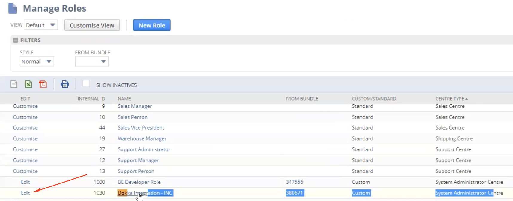 How to connect Netsuite to DOKKA : DOKKA