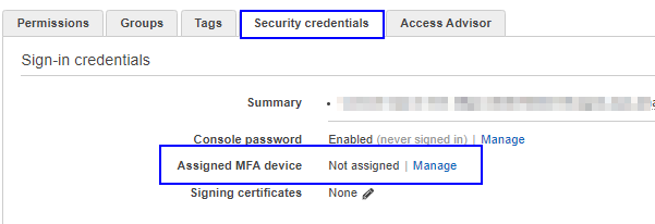 Ensure users of groups with AdministratorAccess policy have MFA tokens enabled : iCompaas Support