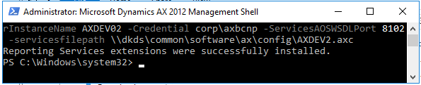 Ax 2012 SSRS Reporting Services Installation : Dunlap & Kyle Tech Support