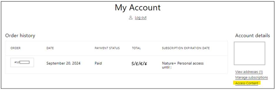 How do I access the content included in the subscription? : Springer ...